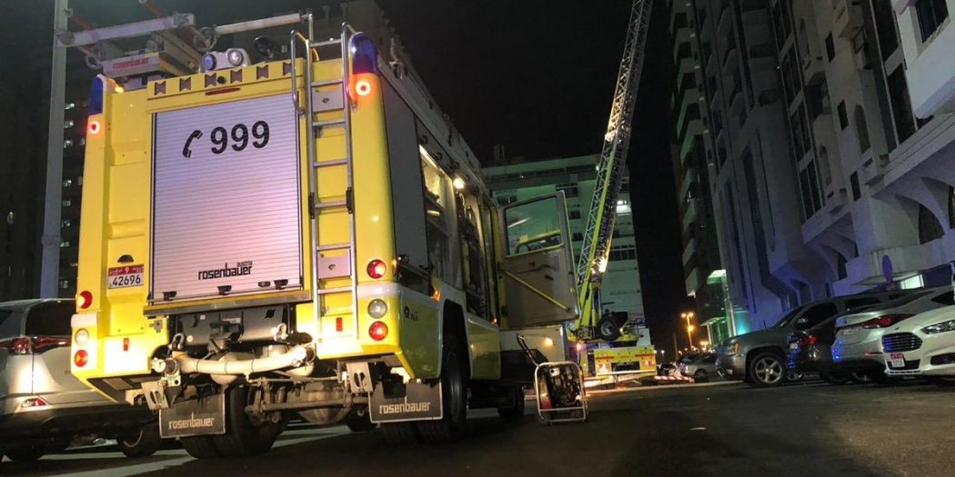 Abu Dhabi: Fire breaks out in apartment building, no injuries reported ...