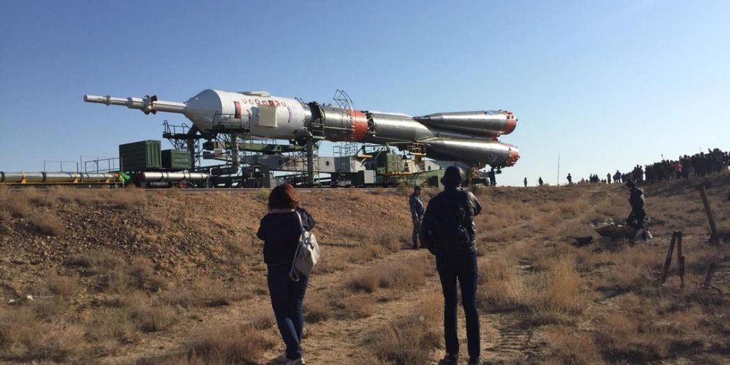 First glimpse of the rocket that will take Emirati astronaut Hazza to ...