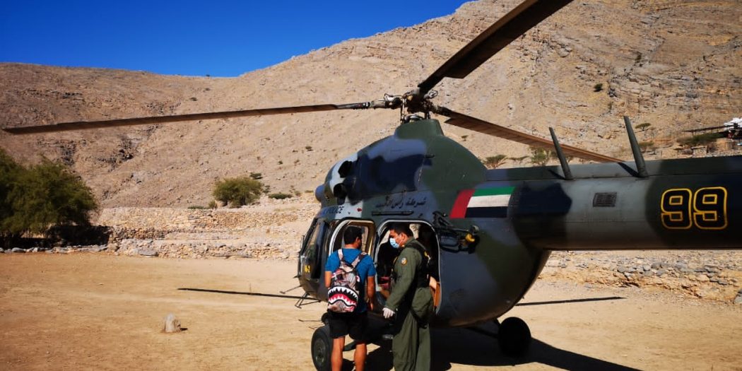 RAK Police: The rescue of two European mountaineers in the “Shaha area ...