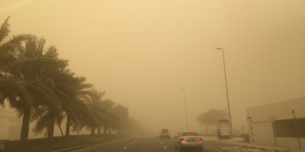Poor visibility warning – UAE BARQ