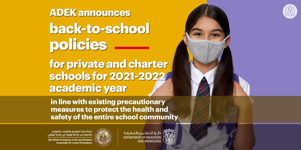 ADEK Unveils Back-To-School Policies For Private And Charter Schools ...