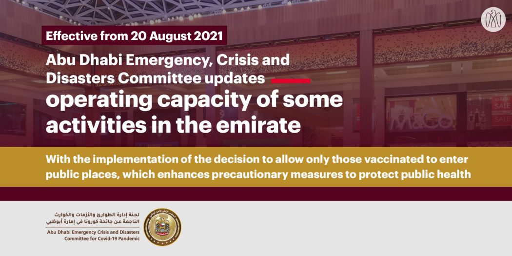 Abu Dhabi Emergency, Crisis and Disasters Committee Updates Operating ...