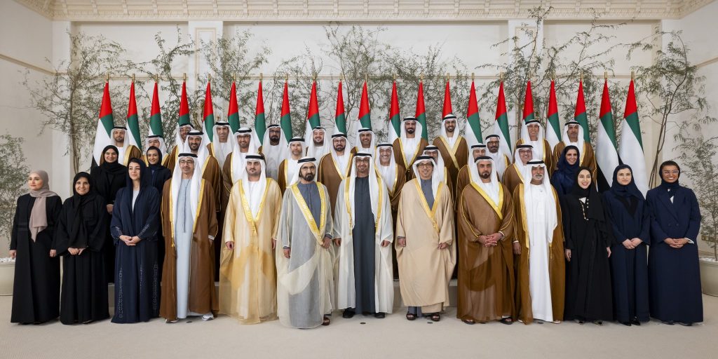 Newly appointed ministers sworn in before UAE President and Vice ...